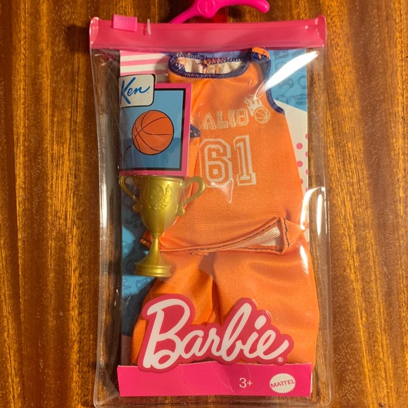Mattel | Toys | Barbie Ken Basketball Uniform Nib | Poshmark